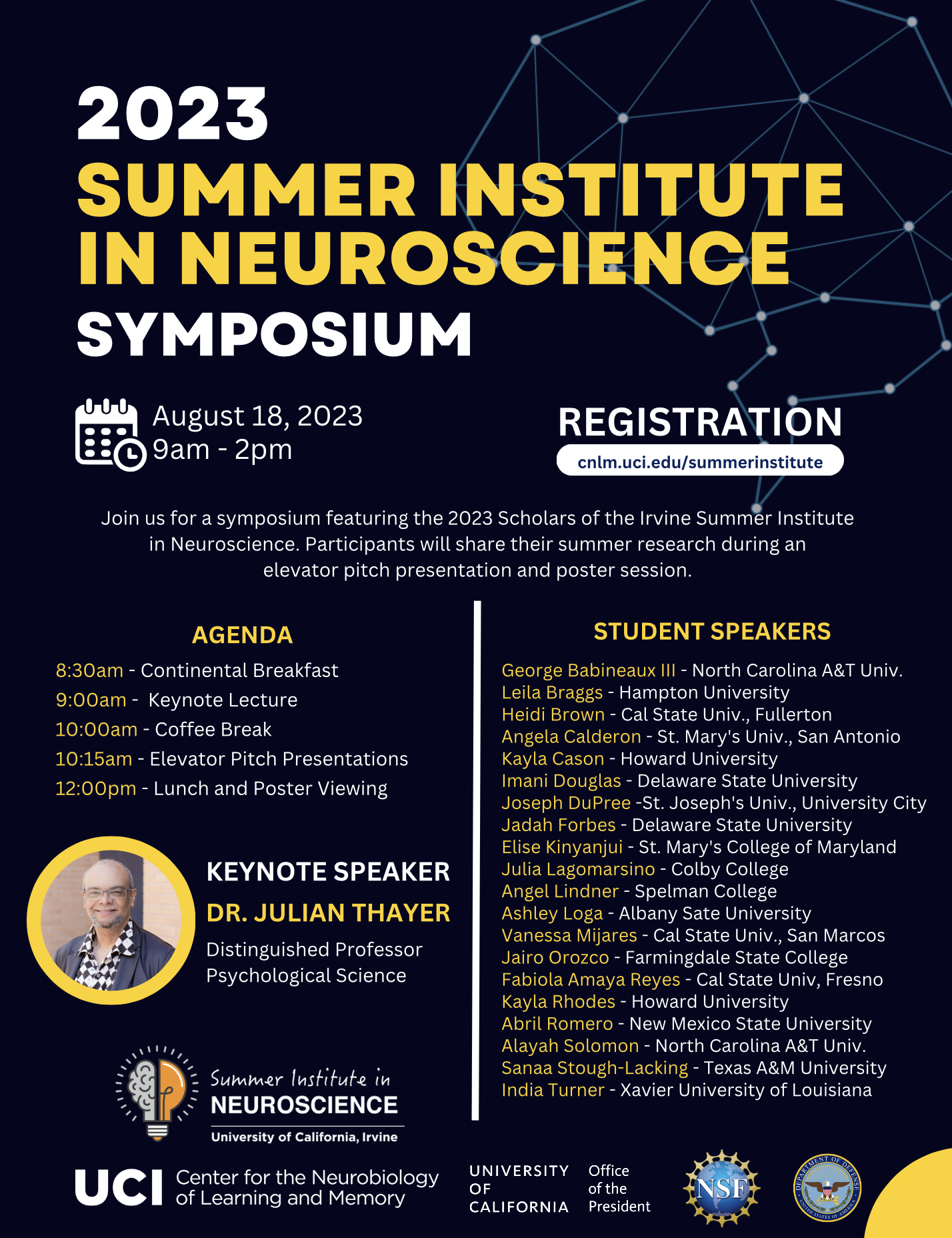 Summer Institute - Center for the Neurobiology of Learning and Memory ...