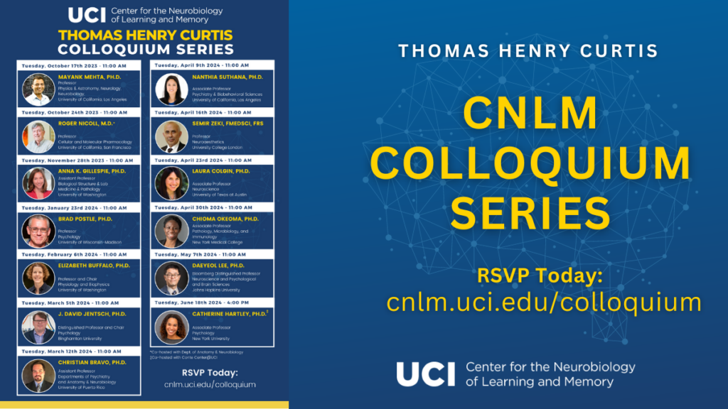 Center for the Neurobiology of Learning and Memory | UCI CNLM